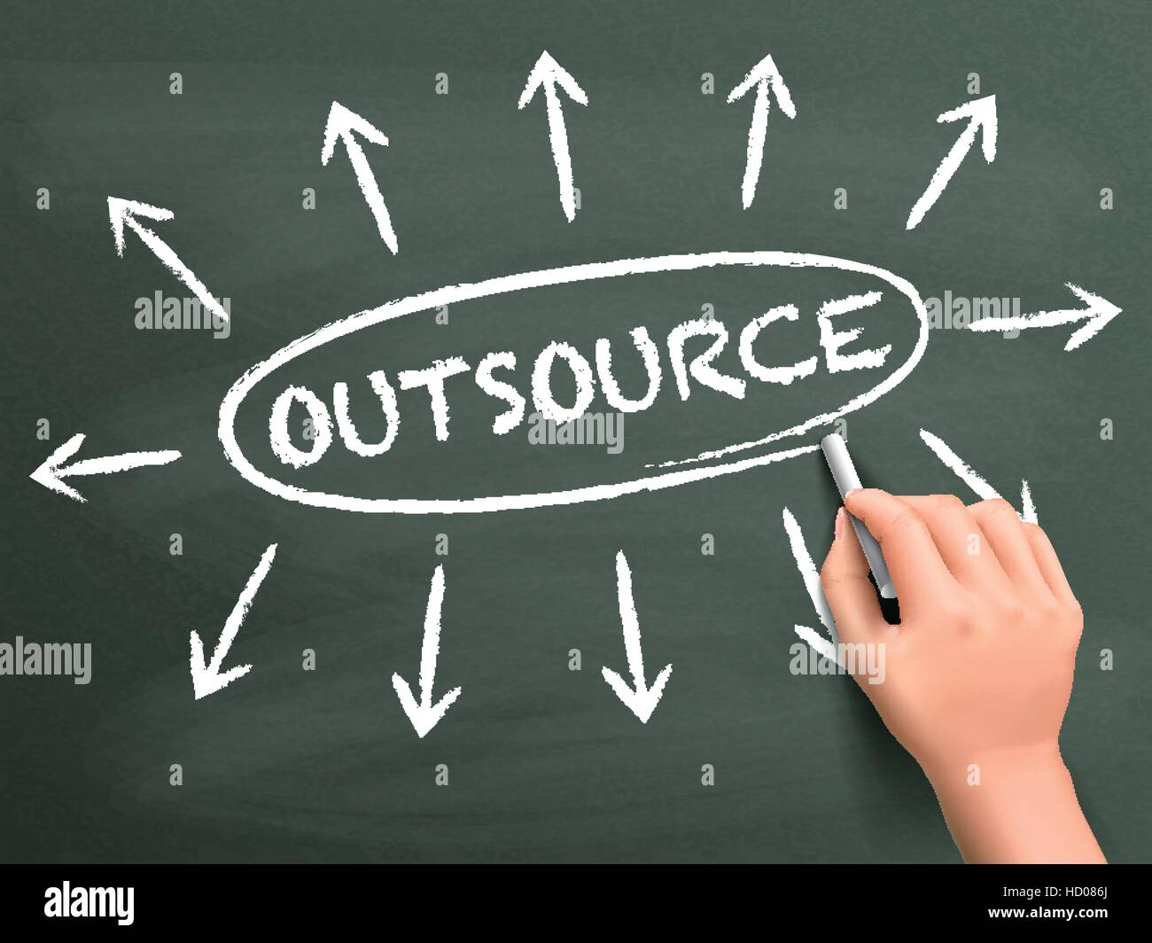 Workforce costs Stock Vector Images - Alamy