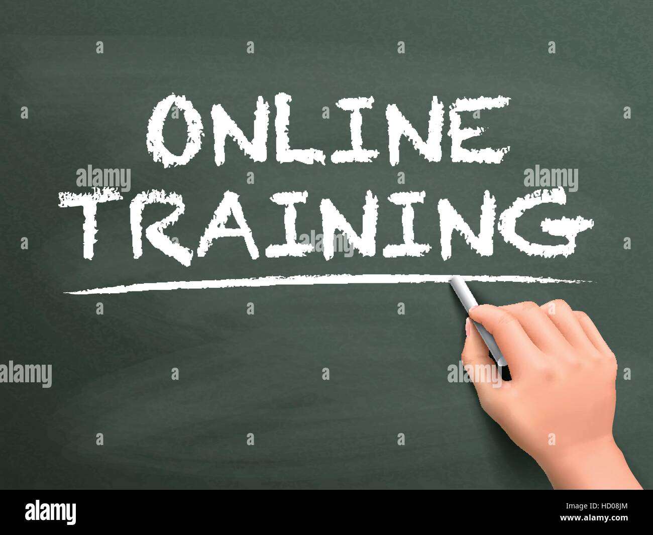 Blackboard training education Stock Vector Images - Alamy