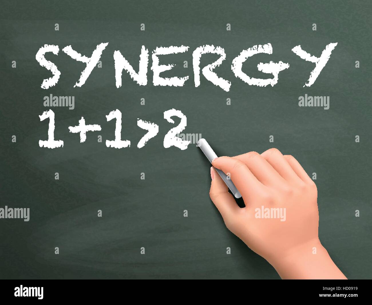 Partnership synergy Stock Vector Images - Alamy