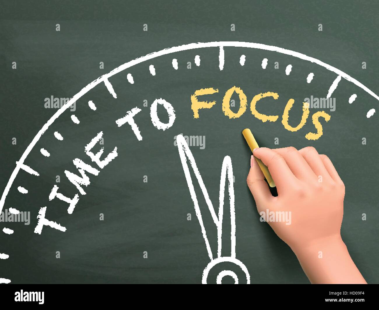 Focus attention Stock Vector Images - Alamy