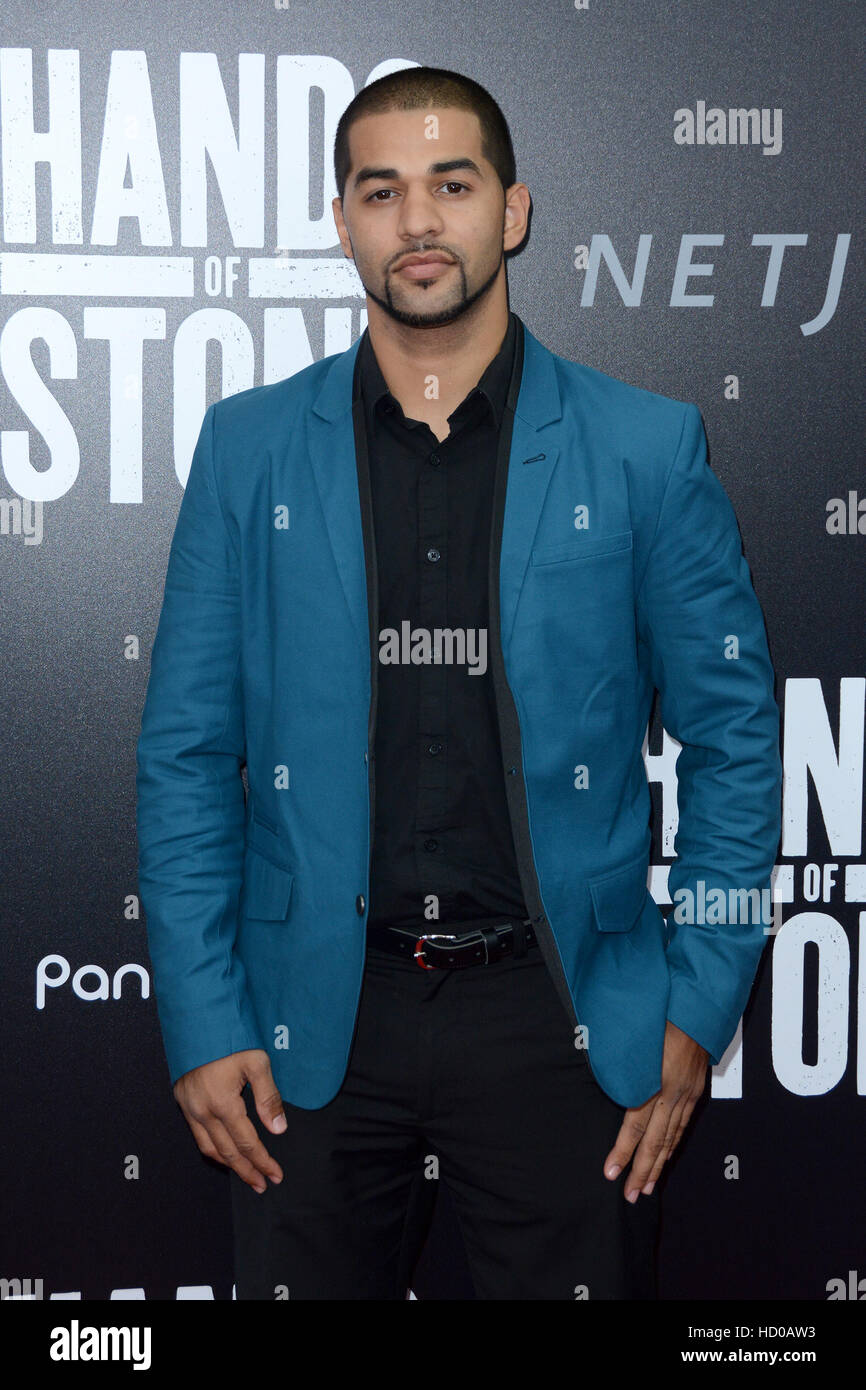 Hands Of Stone New York Premiere - Red Carpet Arrivals Featuring: Sadam ...