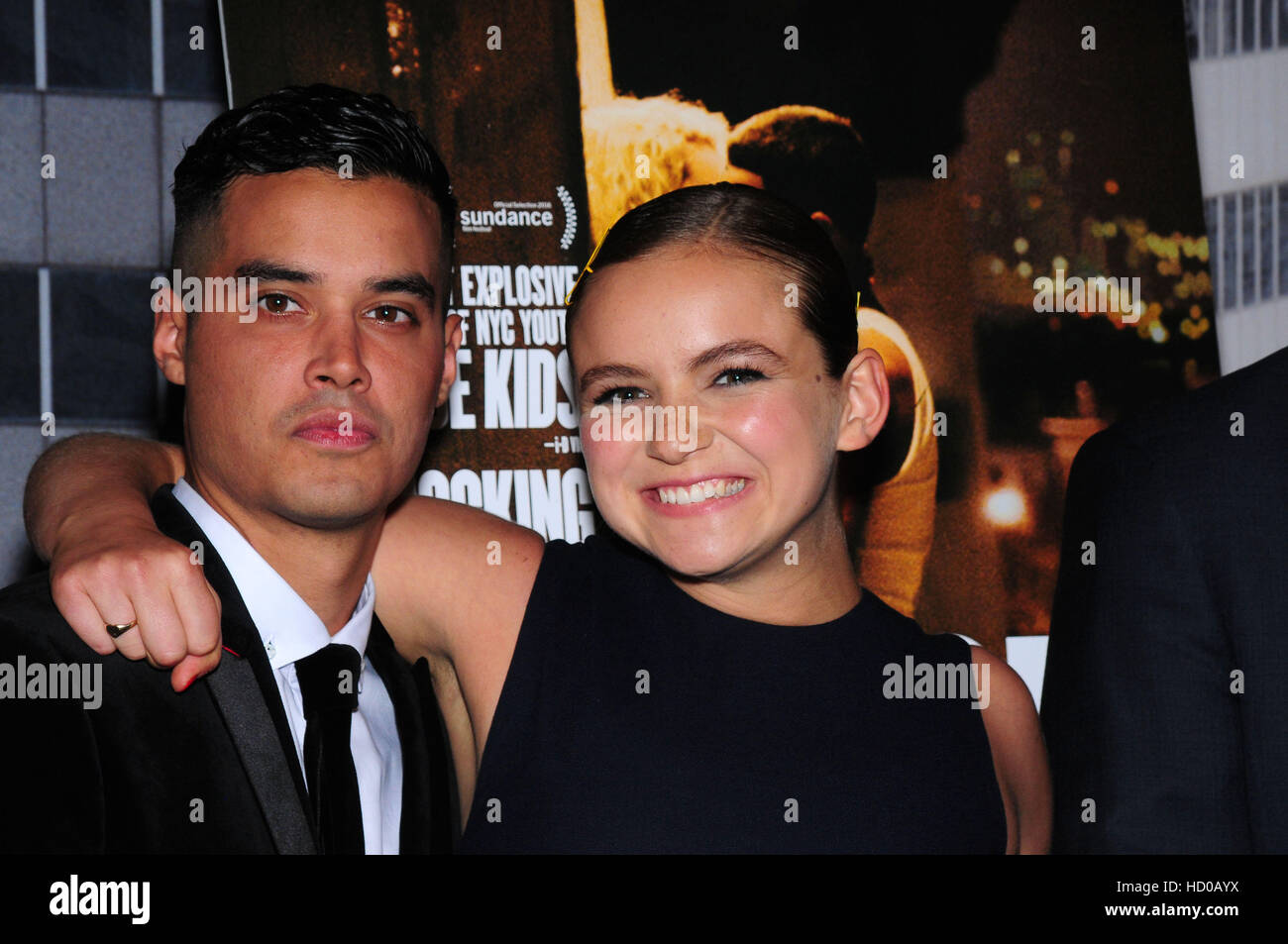 Brian Marc and Morgan Saylor attending the New York premiere of 'White ...