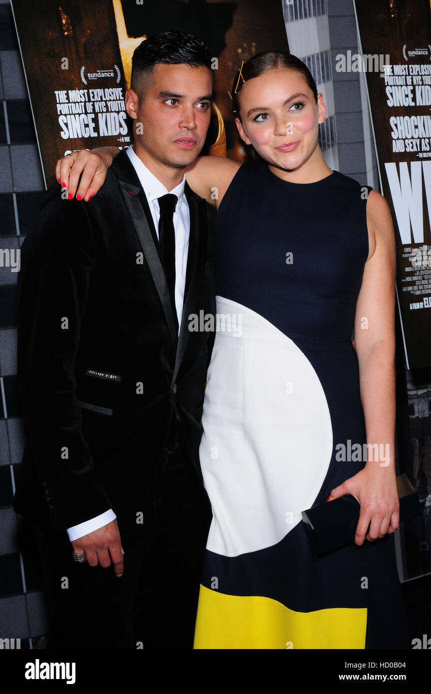 Brian Marc and Morgan Saylor attending the New York premiere of 'White ...
