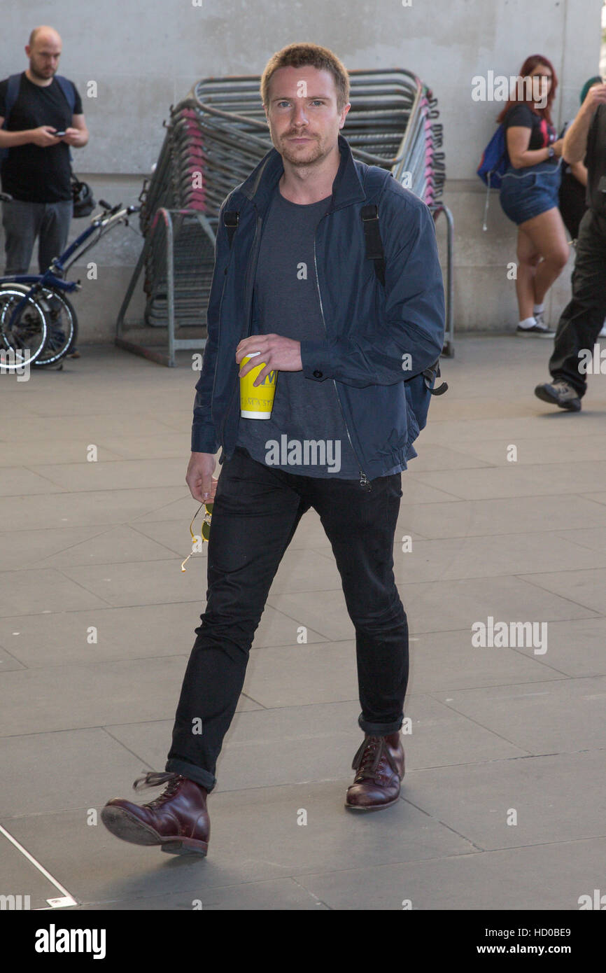 Joe Dempsie arriving at the Radio 1 studio to appear as a guest on the ...