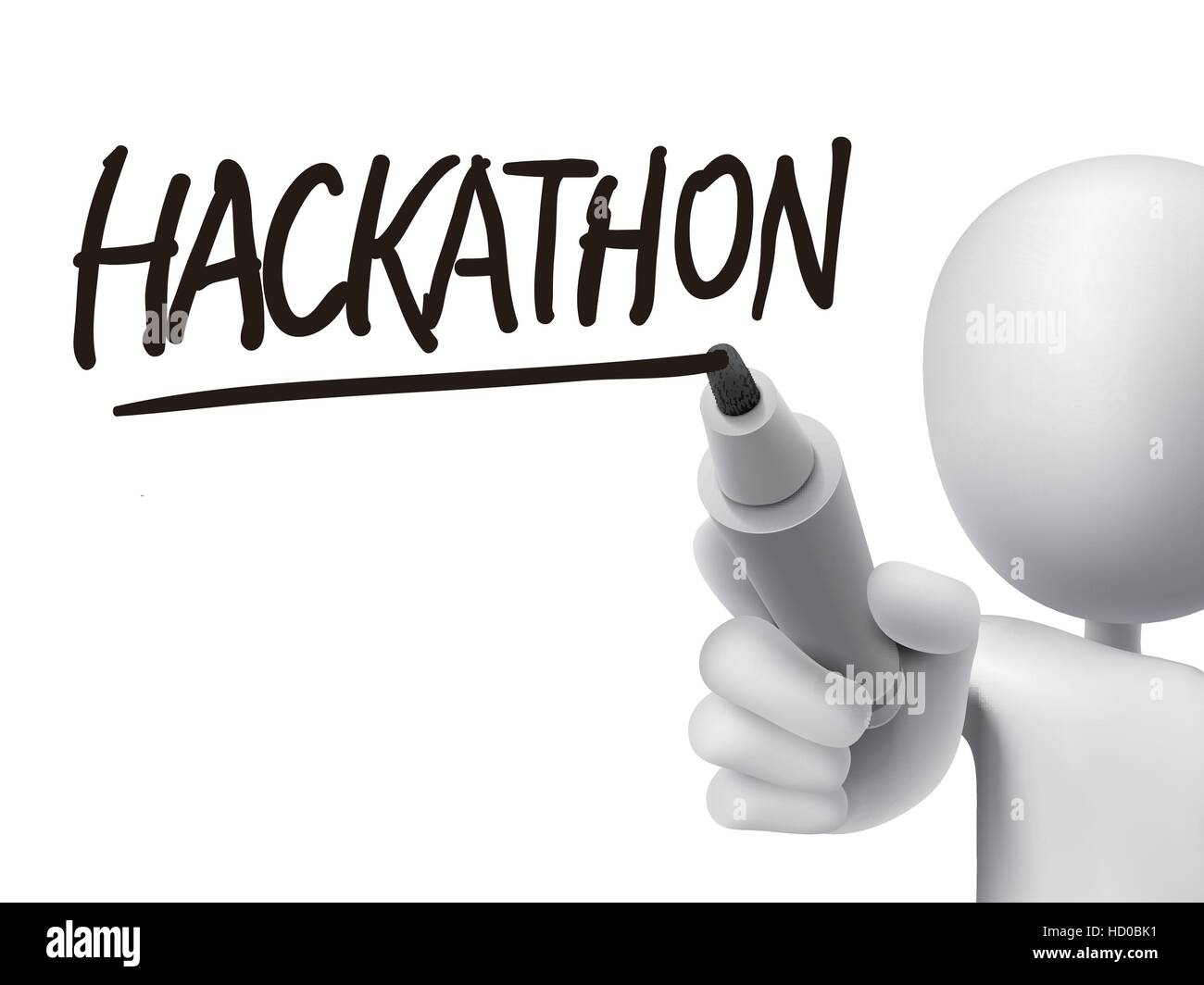hackathon word written by 3d man over transparent board Stock Vector ... hackathon word written by 3d man over transparent board Stock Vector ...