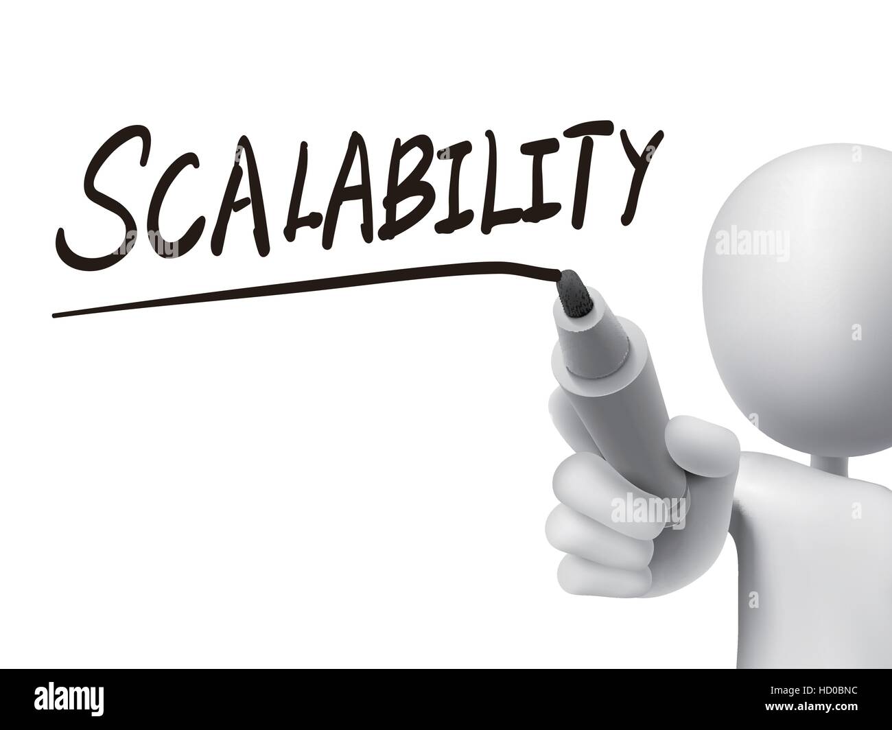Network scalability Stock Vector Images - Alamy