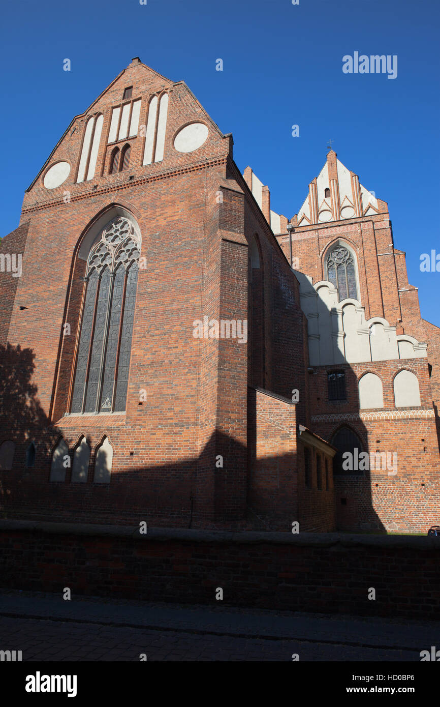 Back of the Torun Cathedral - Church of St. John the Baptist and St ...