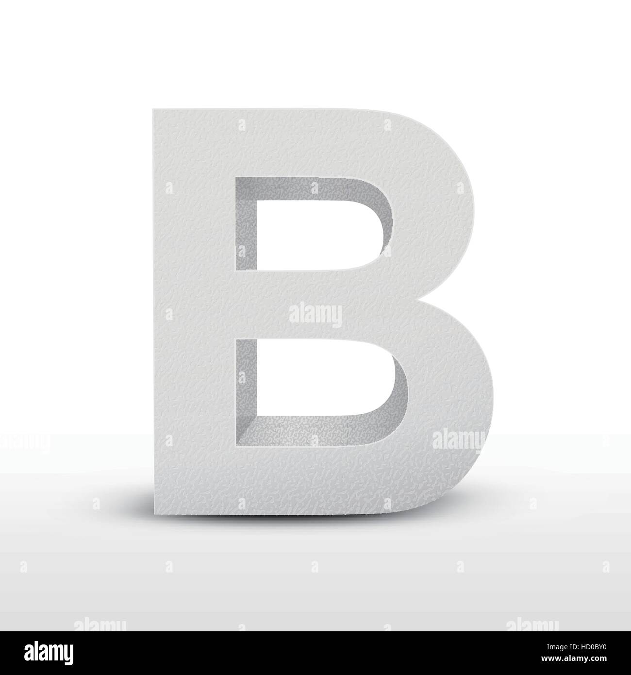 white letter B isolated on white background Stock Vector Image & Art ...