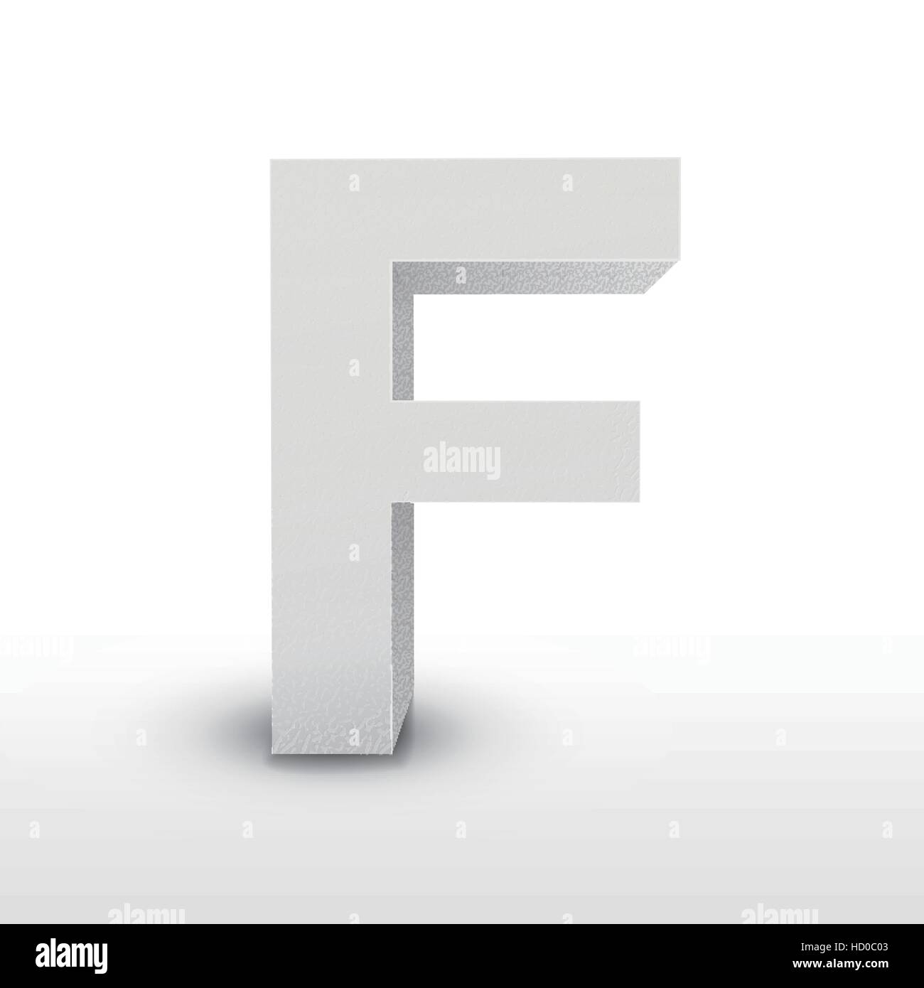 white letter F isolated on white background Stock Vector Image & Art ...
