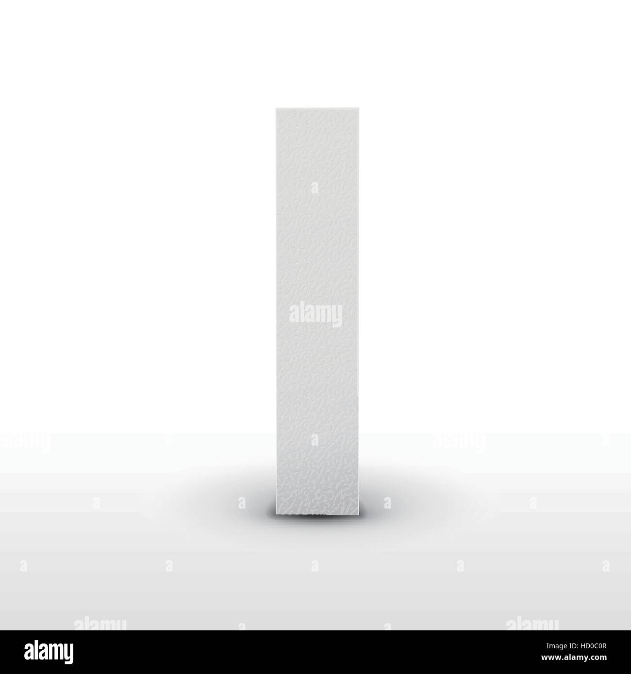 white letter I isolated on white background Stock Vector Image & Art ...