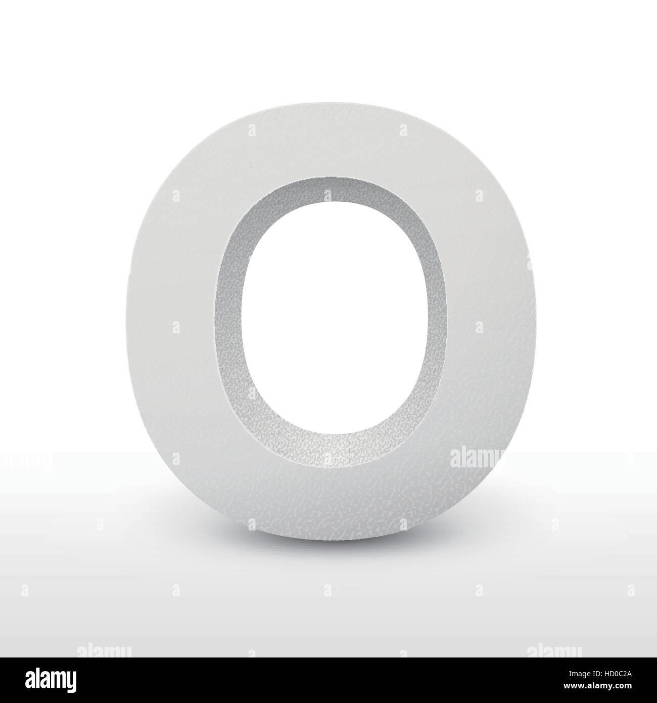 white letter O isolated on white background Stock Vector Image & Art ...