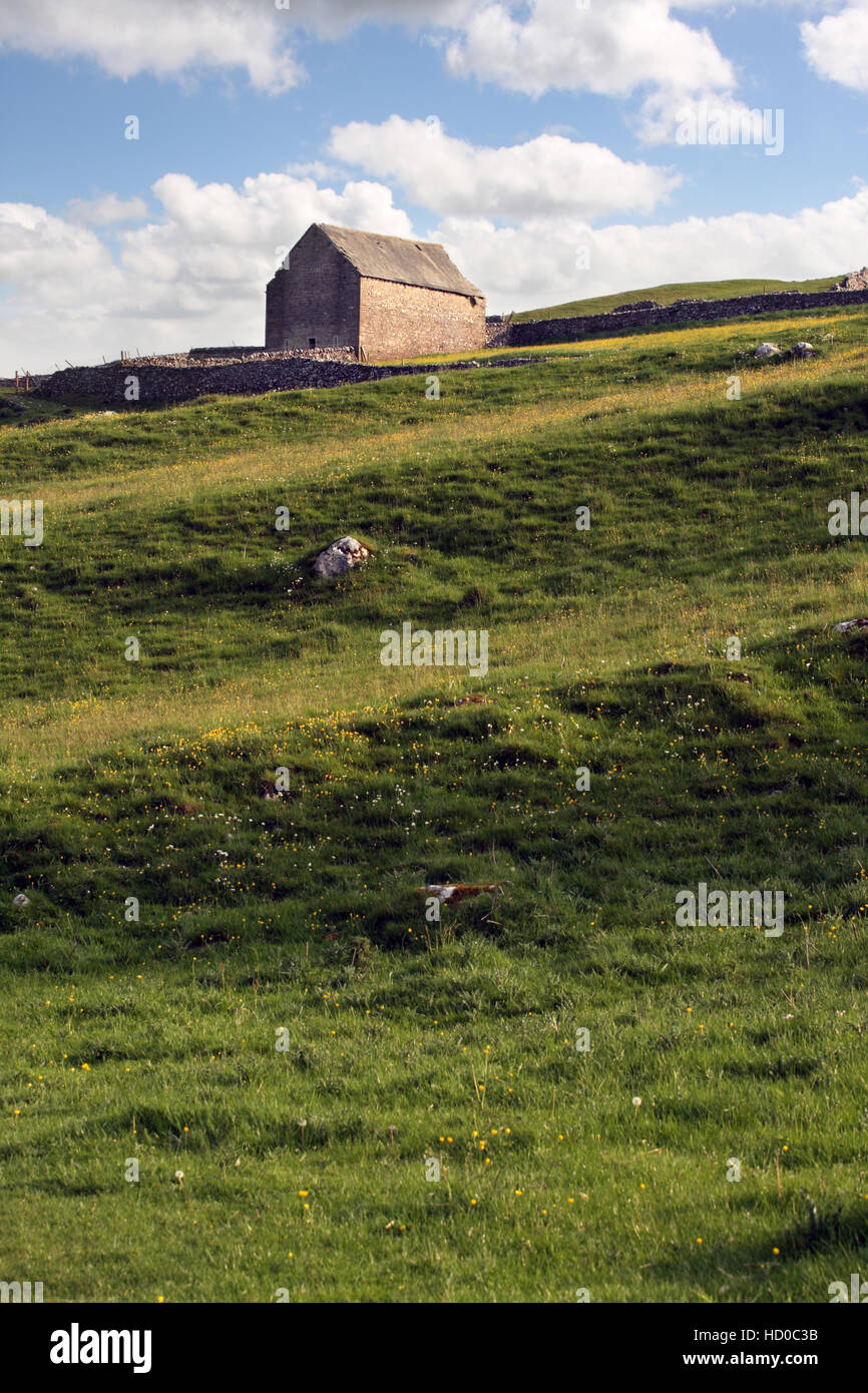 An old barn in Malham, North Yorkshire, England, UK Stock Photo - Alamy