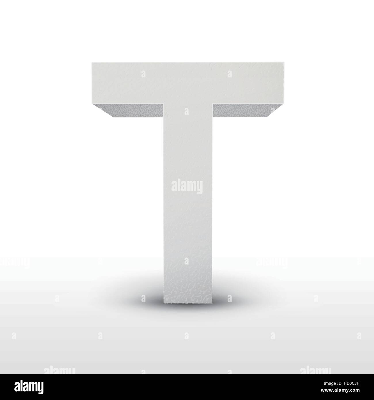 white letter T isolated on white background Stock Vector Image & Art ...