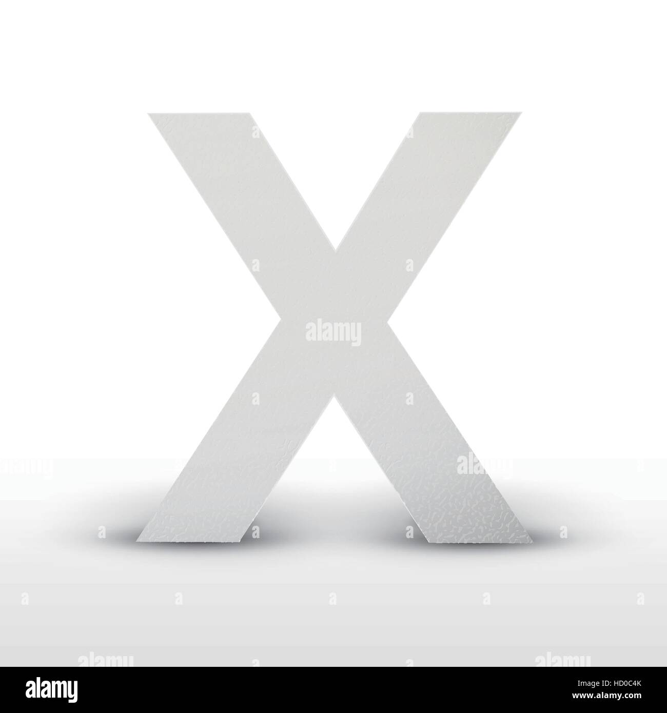 white letter X isolated on white background Stock Vector Image & Art ...