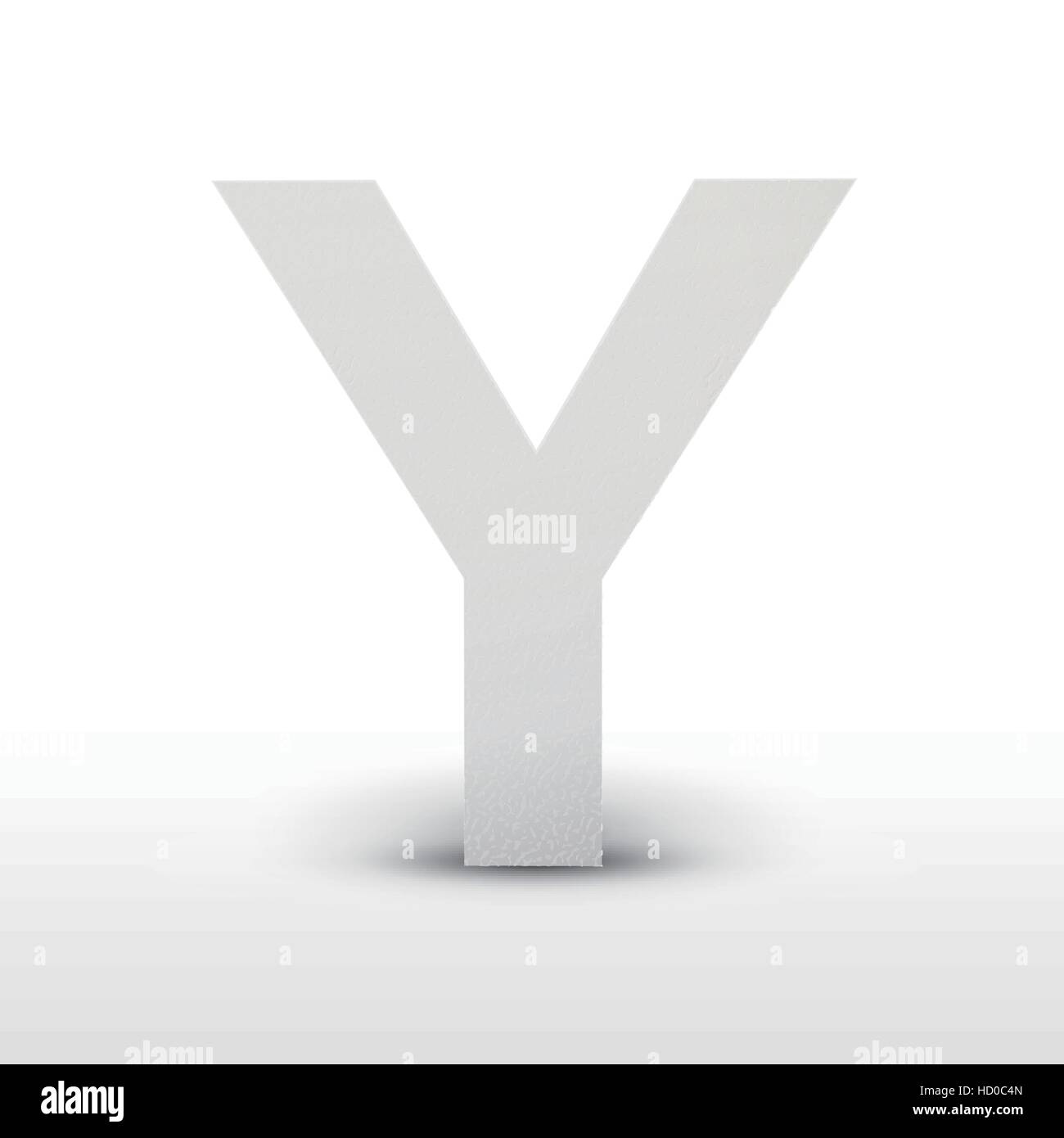 white letter Y isolated on white background Stock Vector Image & Art ...