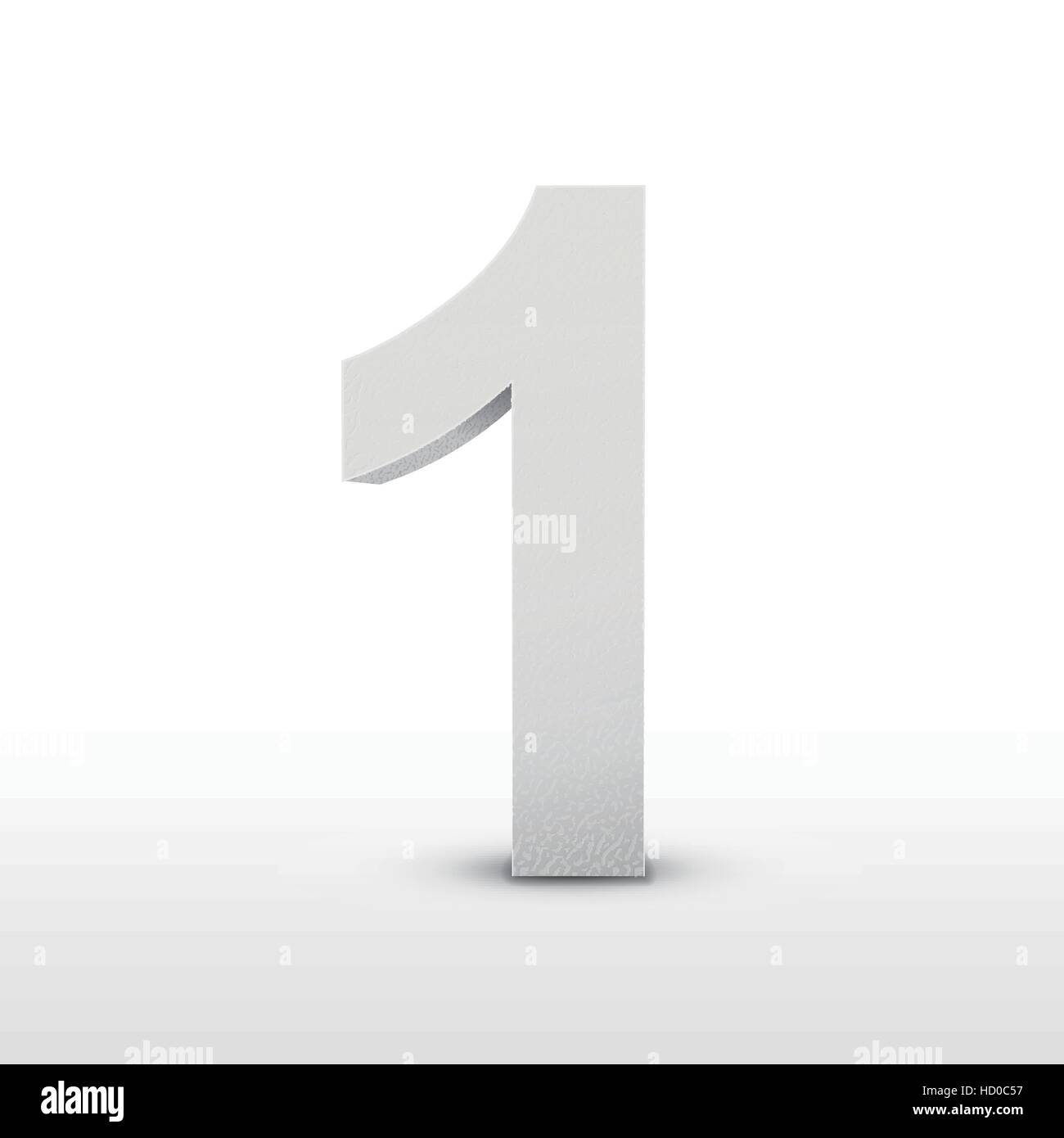 white texture number one isolated over white background Stock Vector ...