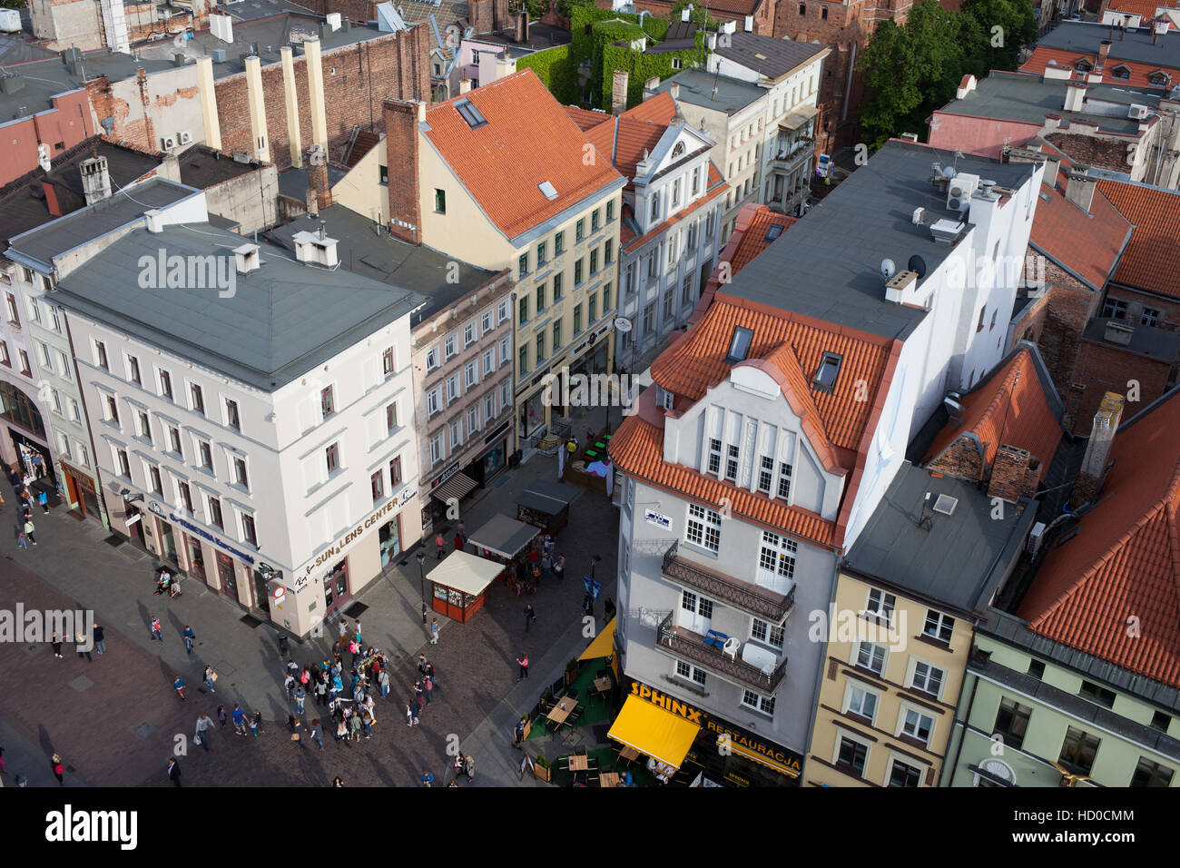 Hstoric buildings in the Old Town of Torun in Poland Stock Photo - Alamy
