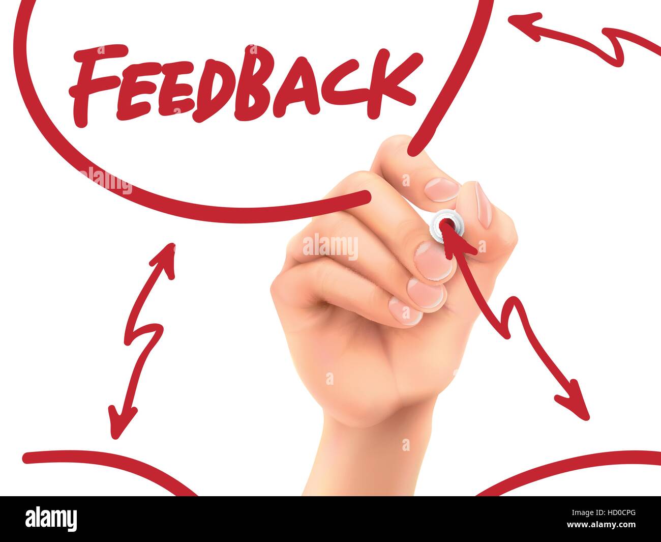 Customer satisfaction writing on transparent hi-res stock photography ...