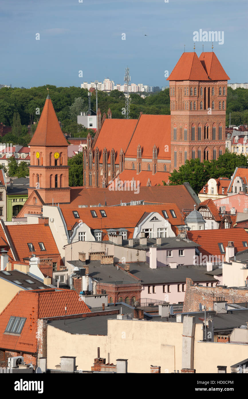City of Torun cityscape with St James Church, Poland Stock Photo - Alamy