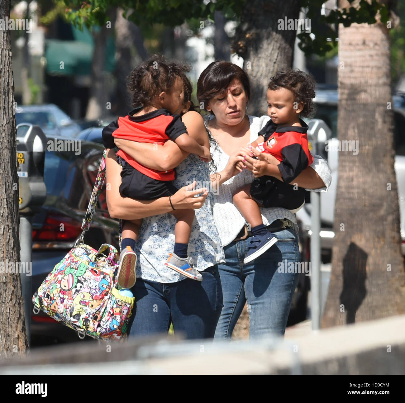 Marco Perego takes his twin sons shopping with their nannies Featuring ...