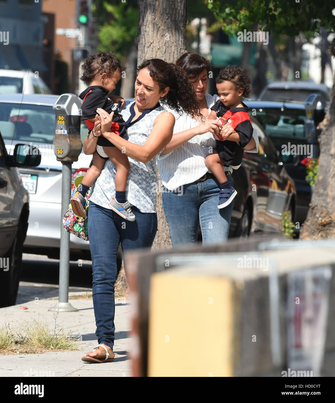 Marco Perego takes his twin sons shopping with their nannies Featuring ...