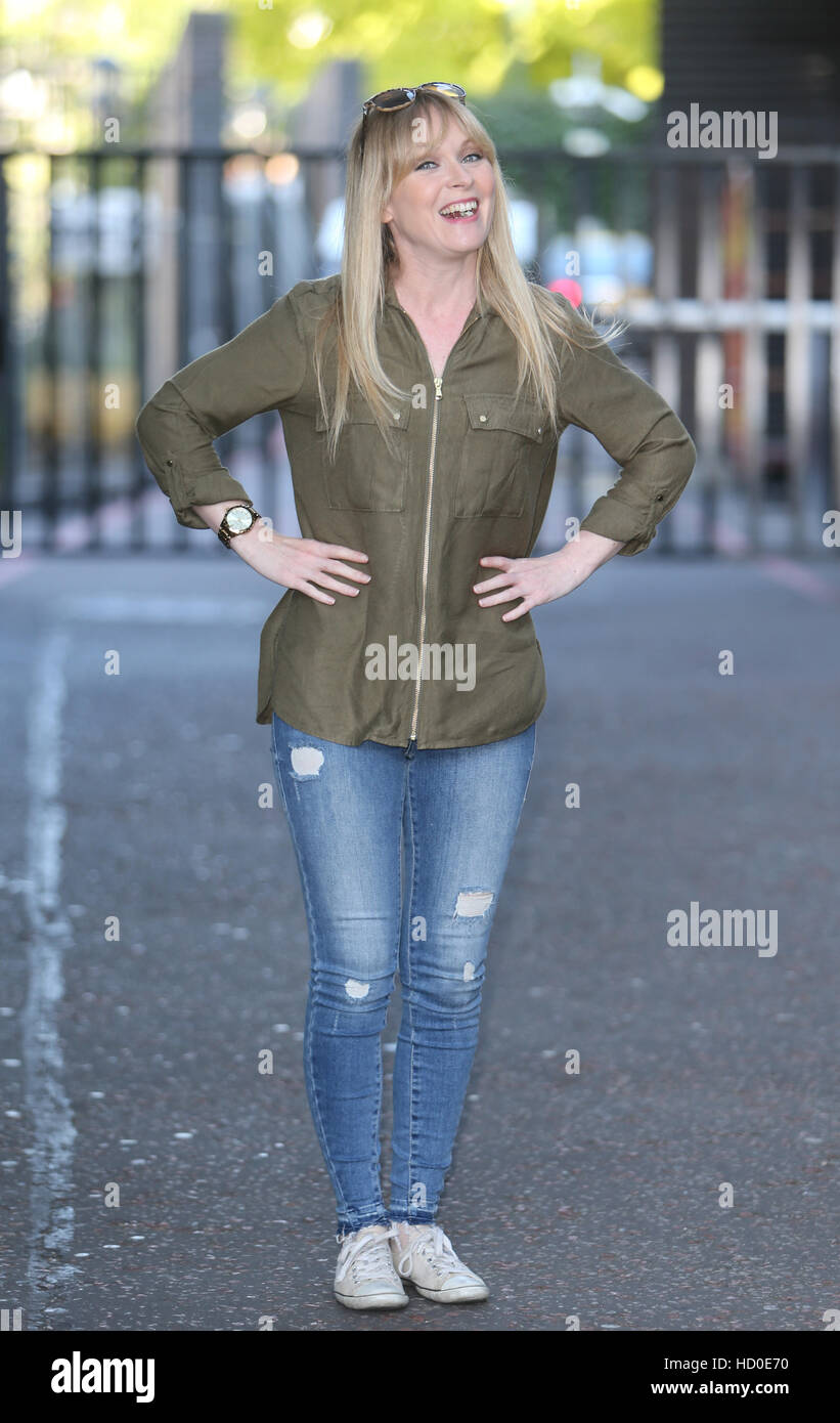 Michelle Hardwick outside ITV Studios Featuring: Michelle Hardwick ...