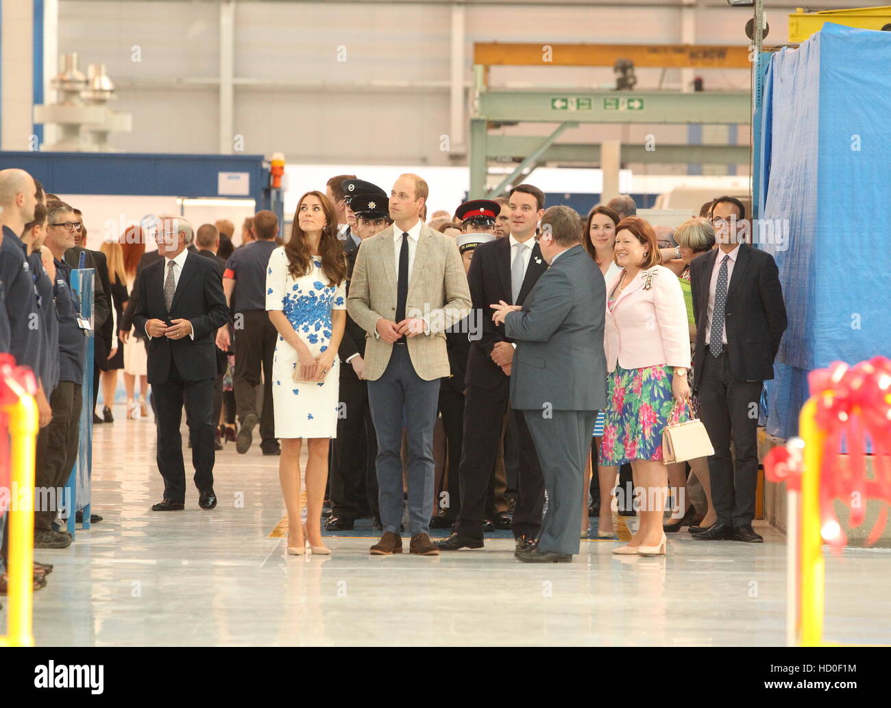 Duke and Duchess of Cambridge visit Hayward Tyler in Luton Featuring ...