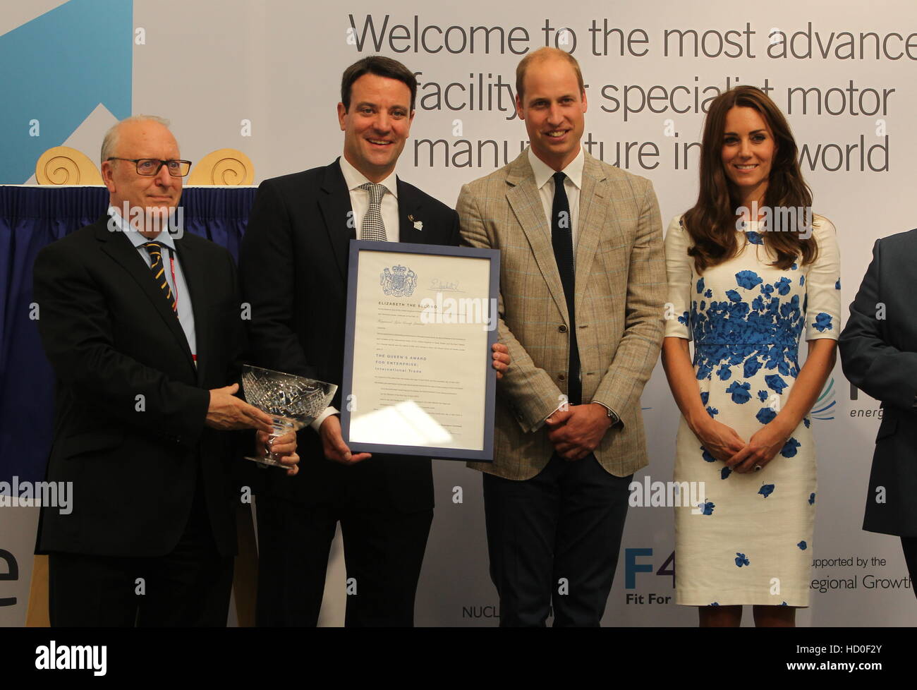 Duke and Duchess of Cambridge visit Hayward Tyler in Luton Featuring ...
