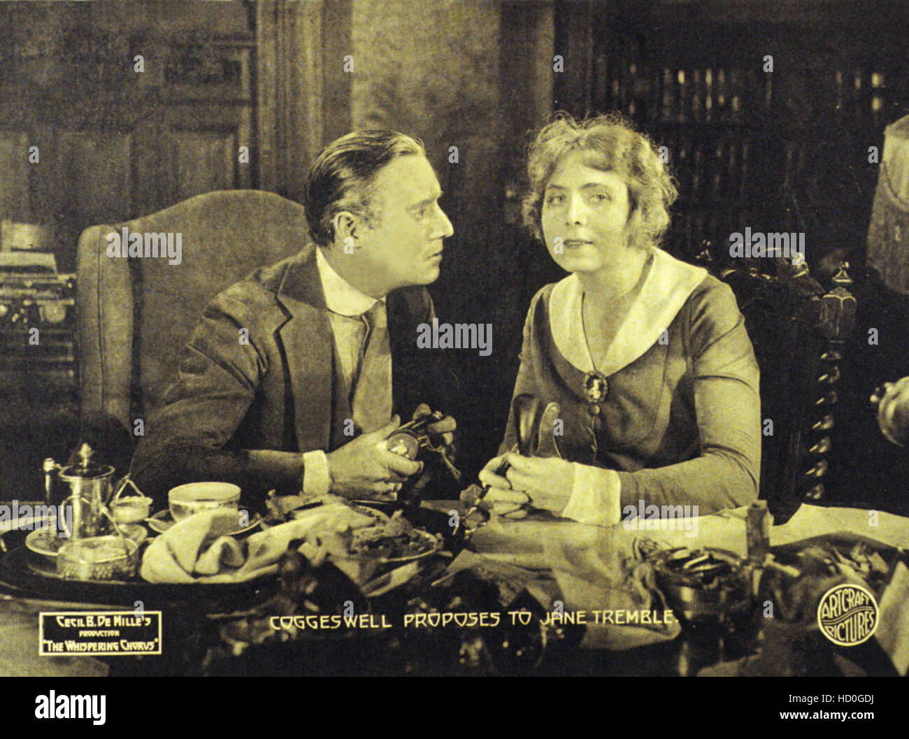 WHISPERING CHORUS, l-r: Elliott Dexter, Kathlyn Williams, 1918 Stock ...