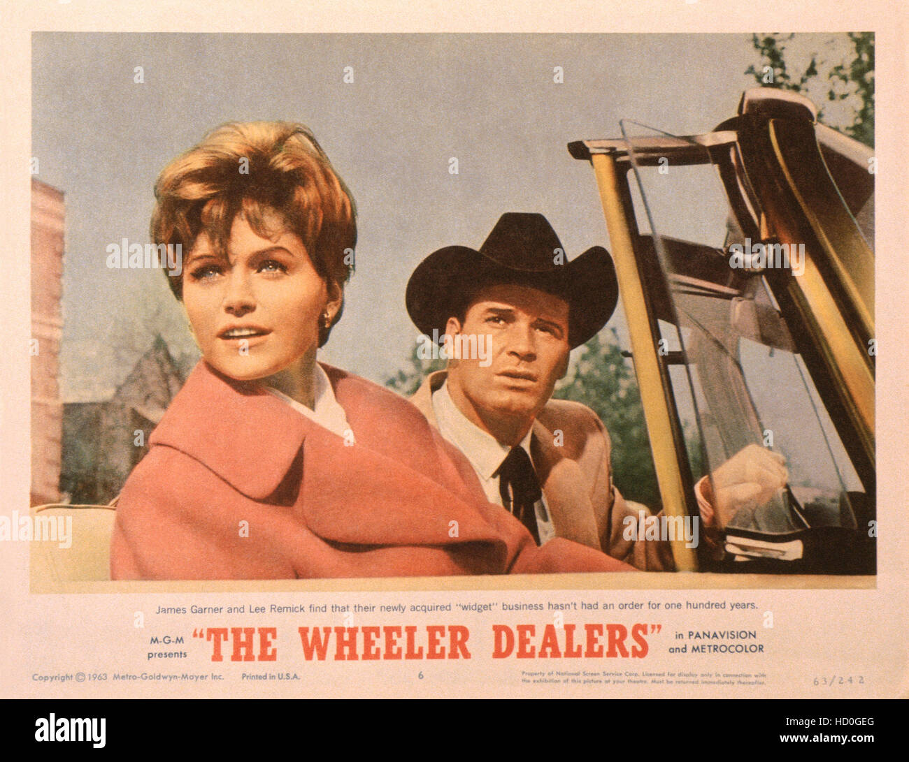 THE WHEELER DEALERS, US lobbycard, from left: Lee Remick, James Garner ...