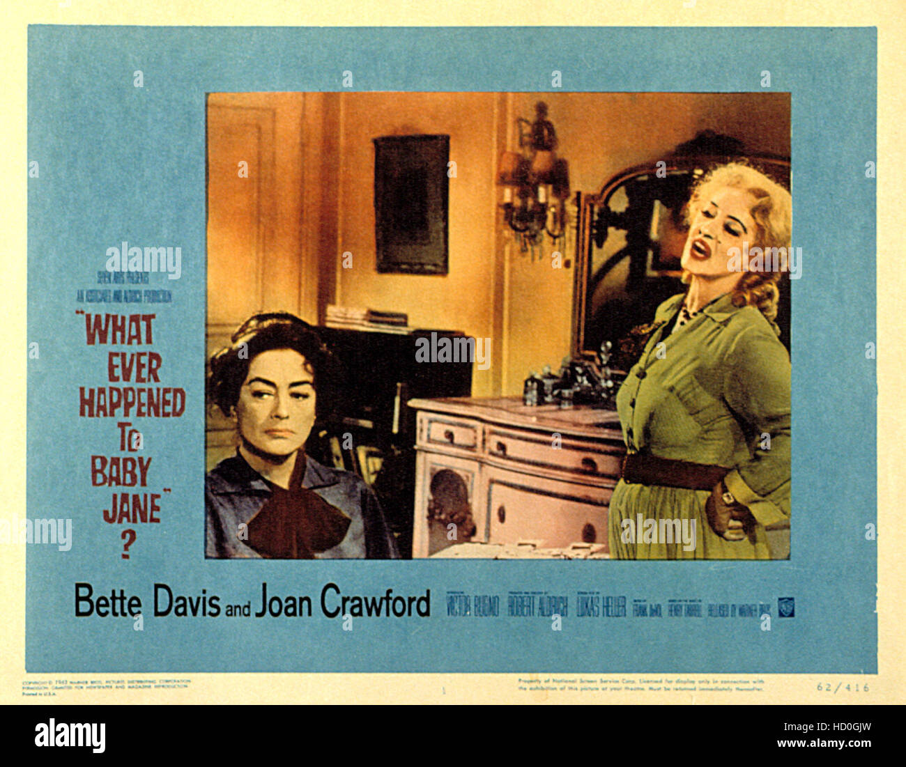 WHAT EVER HAPPENED TO BABY JANE?, Joan Crawford, Bette Davis, 1962 Stock Photo - Alamy
