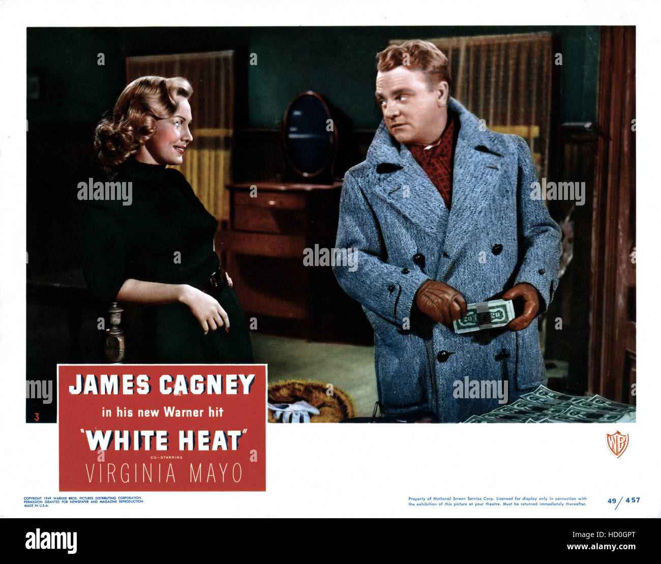 WHITE HEAT, from left, Virginia Mayo, James Cagney, 1949 Stock Photo ...