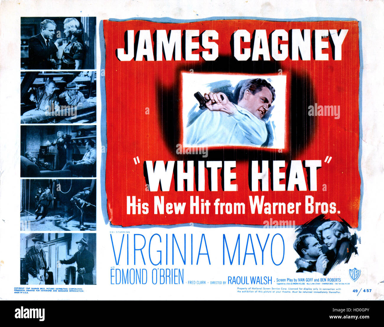 WHITE HEAT, James Cagney, 1949 Stock Photo - Alamy