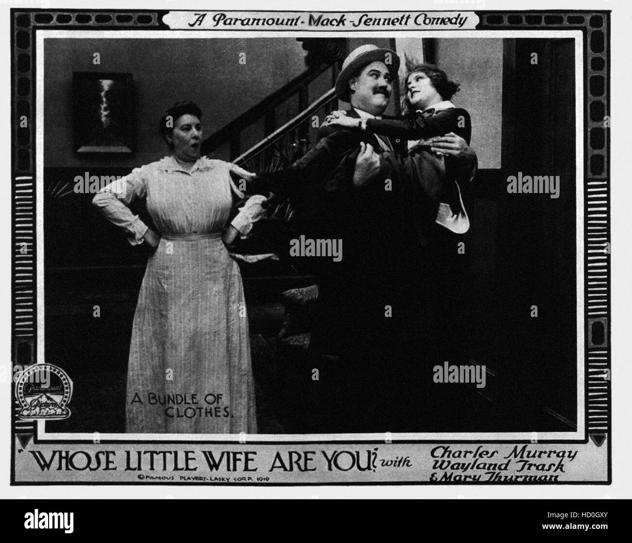 WHOSE LITTLE WIFE ARE YOU?, US lobbycard, face to face from left ...