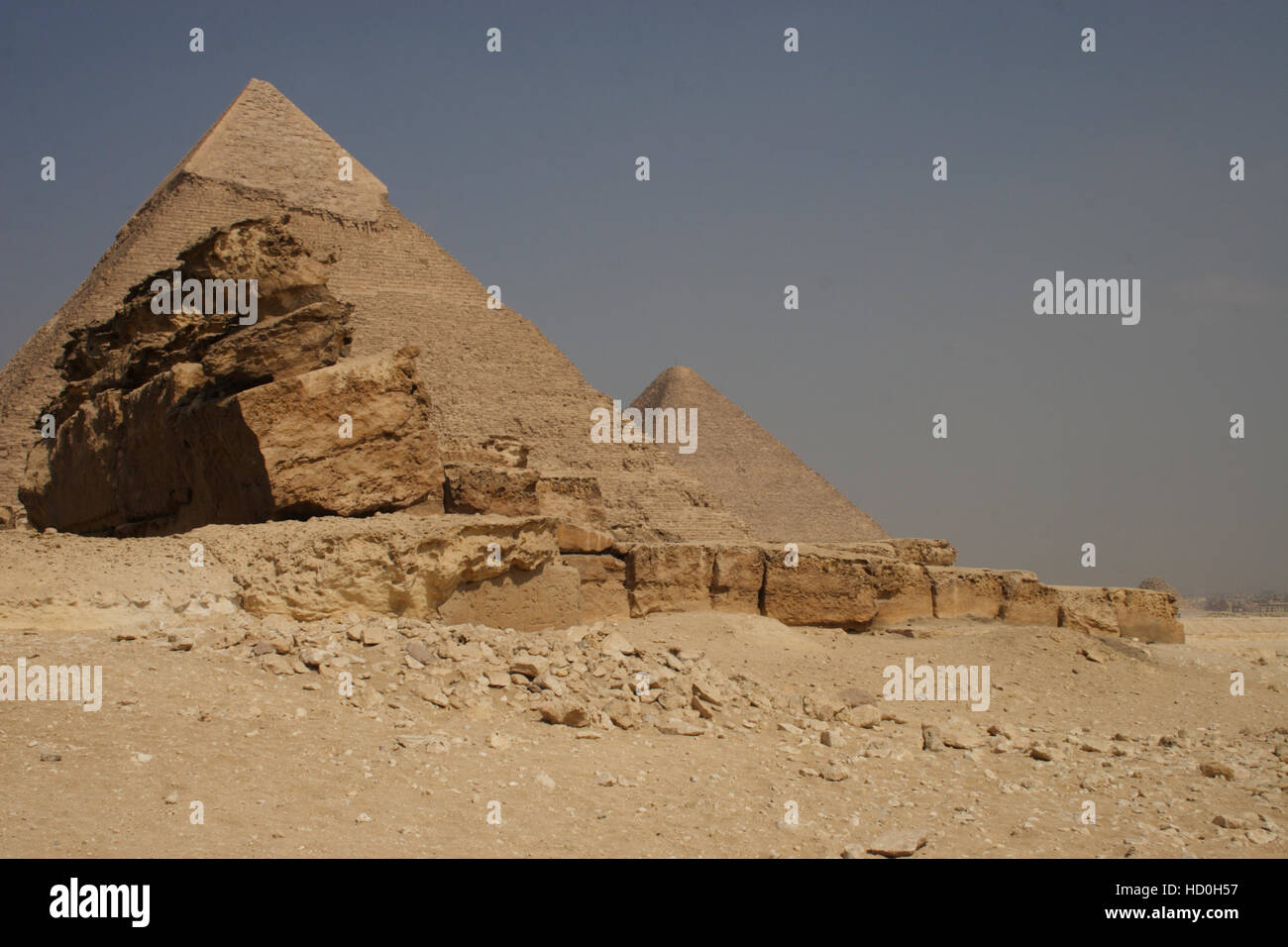 Pyramid area, Giza, Egypt Stock Photo - Alamy