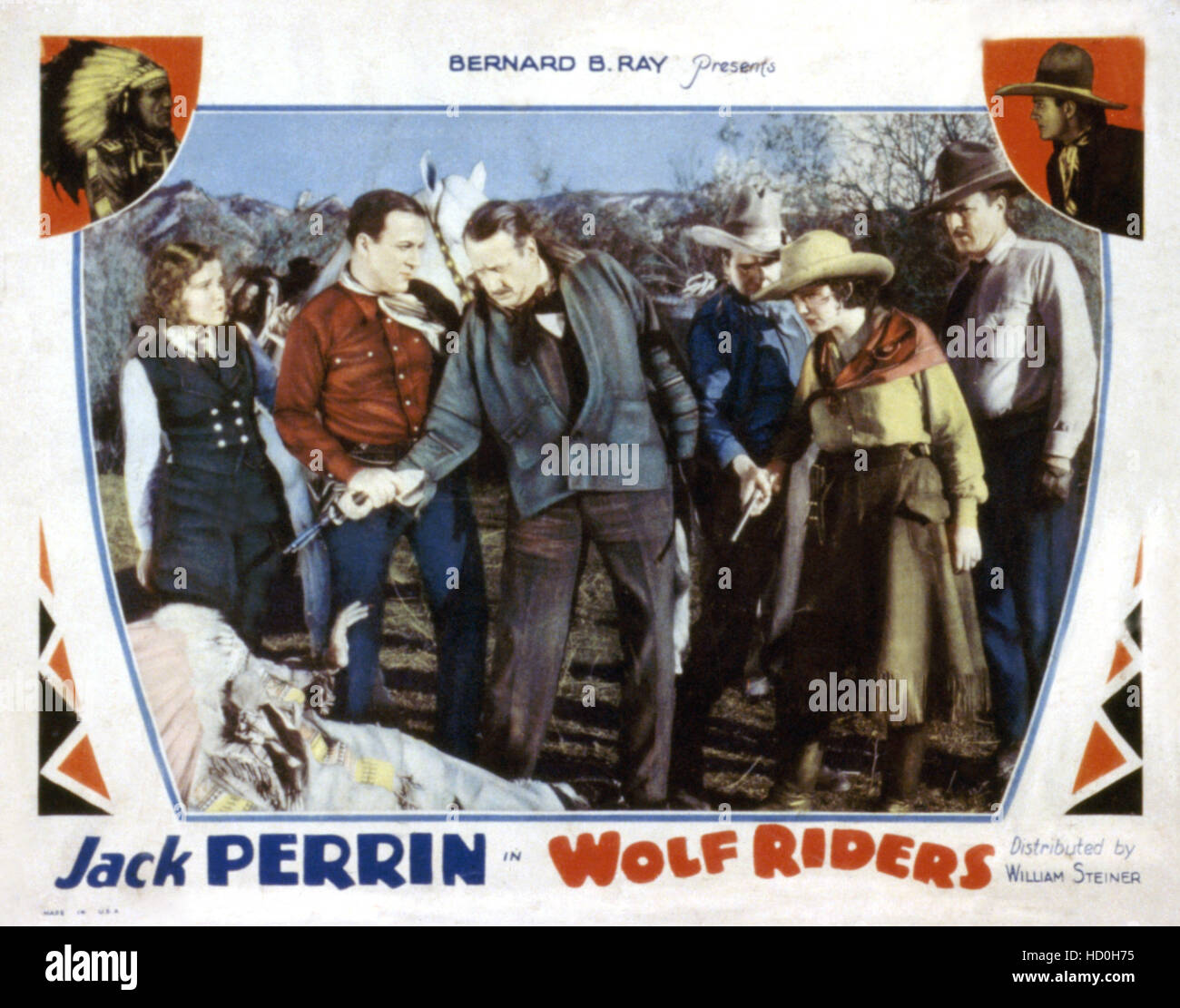WOLF RIDERS, Lillian Gilmore, Jack Perrin, George Chesebro, Nancy ...