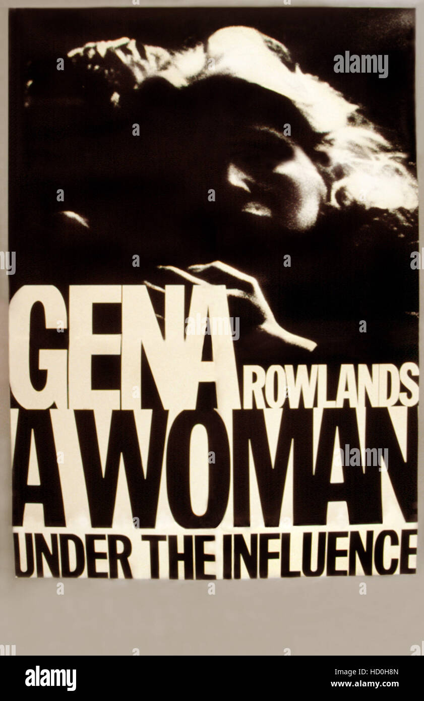 A WOMAN UNDER THE INFLUENCE, poster art, 1974 Stock Photo - Alamy
