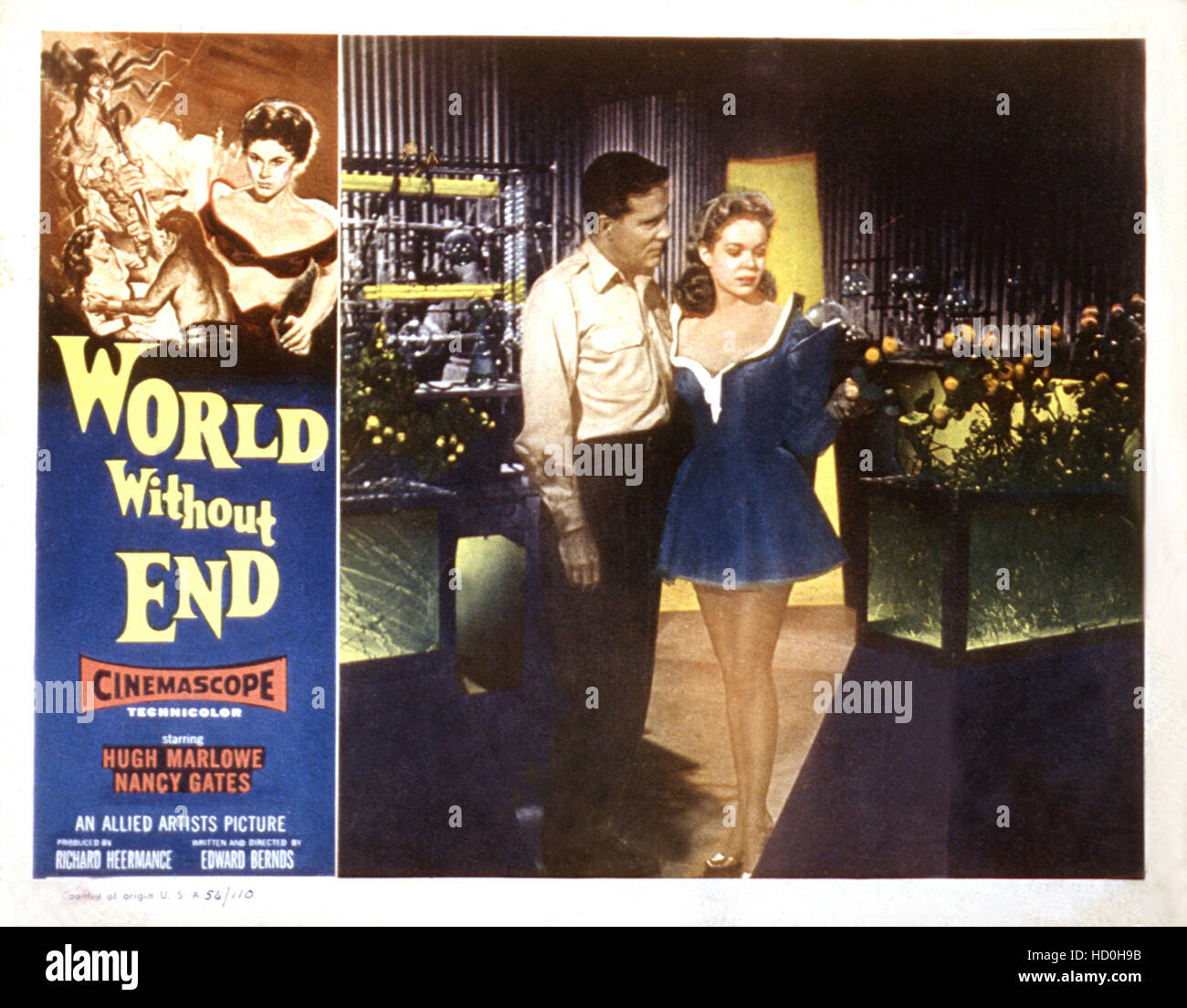 WORLD WITHOUT END, Hugh Marlowe, Nancy Gates, 1956 Stock Photo - Alamy