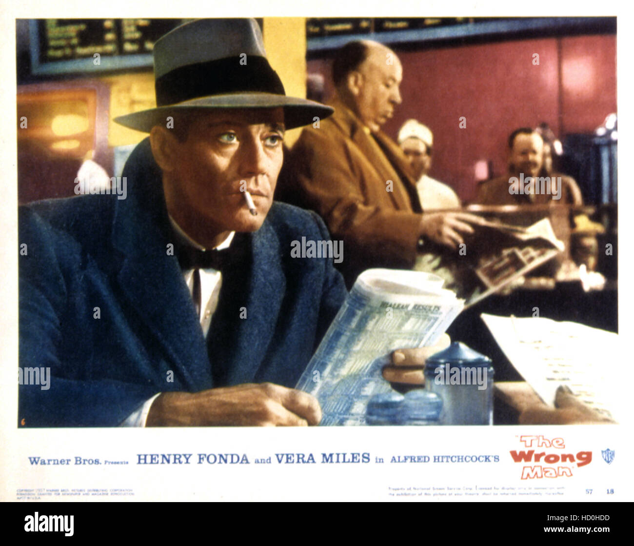 THE WRONG MAN, Henry Fonda, Alfred Hitchcock, 1956 Stock Photo - Alamy