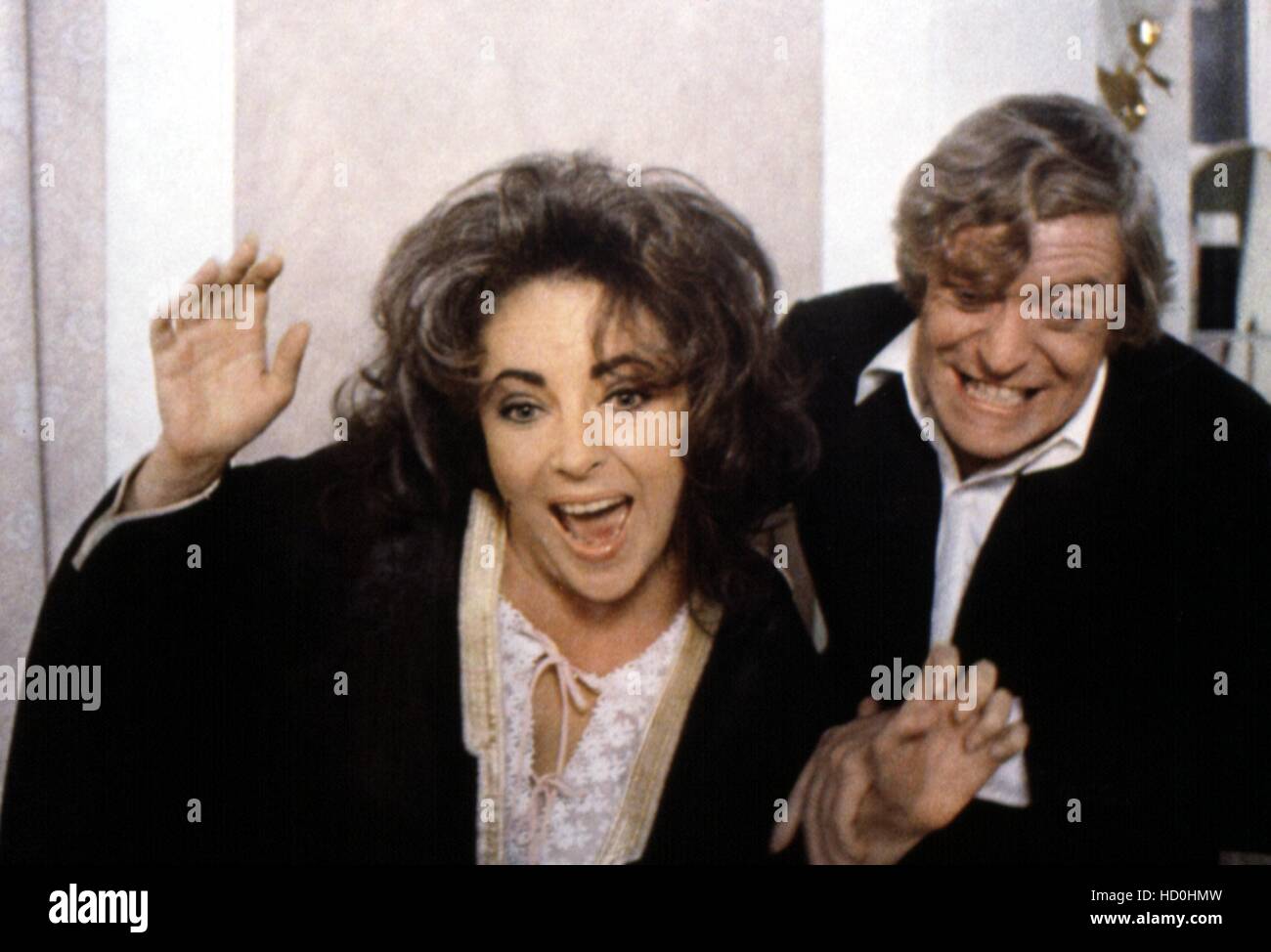 X, Y AND ZEE, Elizabeth Taylor, Michael Caine, 1972 Stock Photo - Alamy