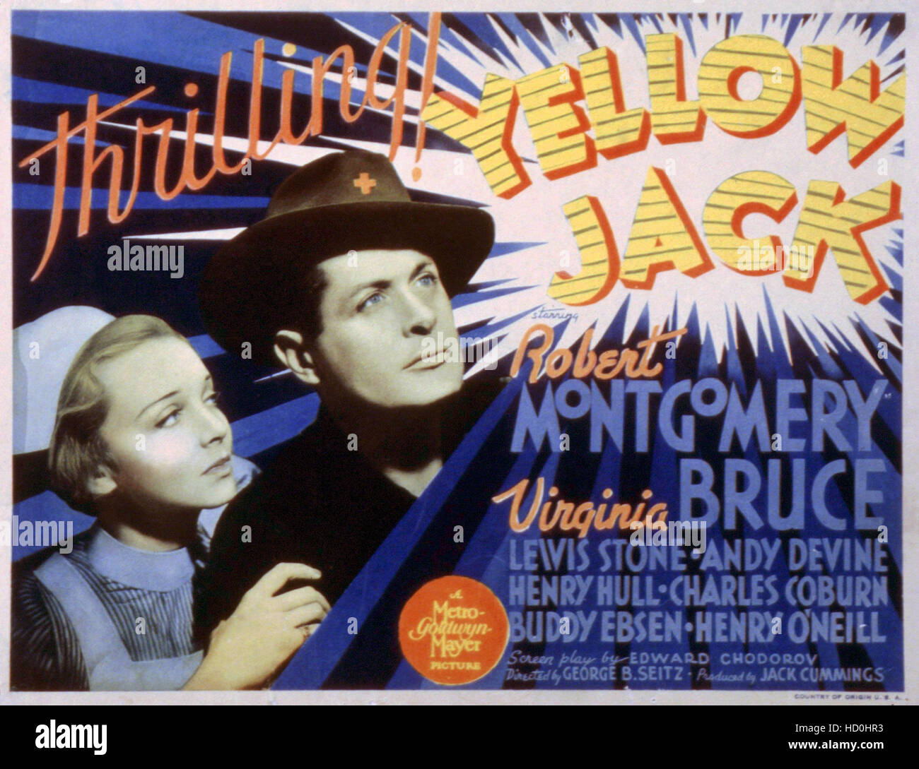 YELLOW JACK, Virginia Bruce, Robert Montgomery, 1938 Stock Photo - Alamy
