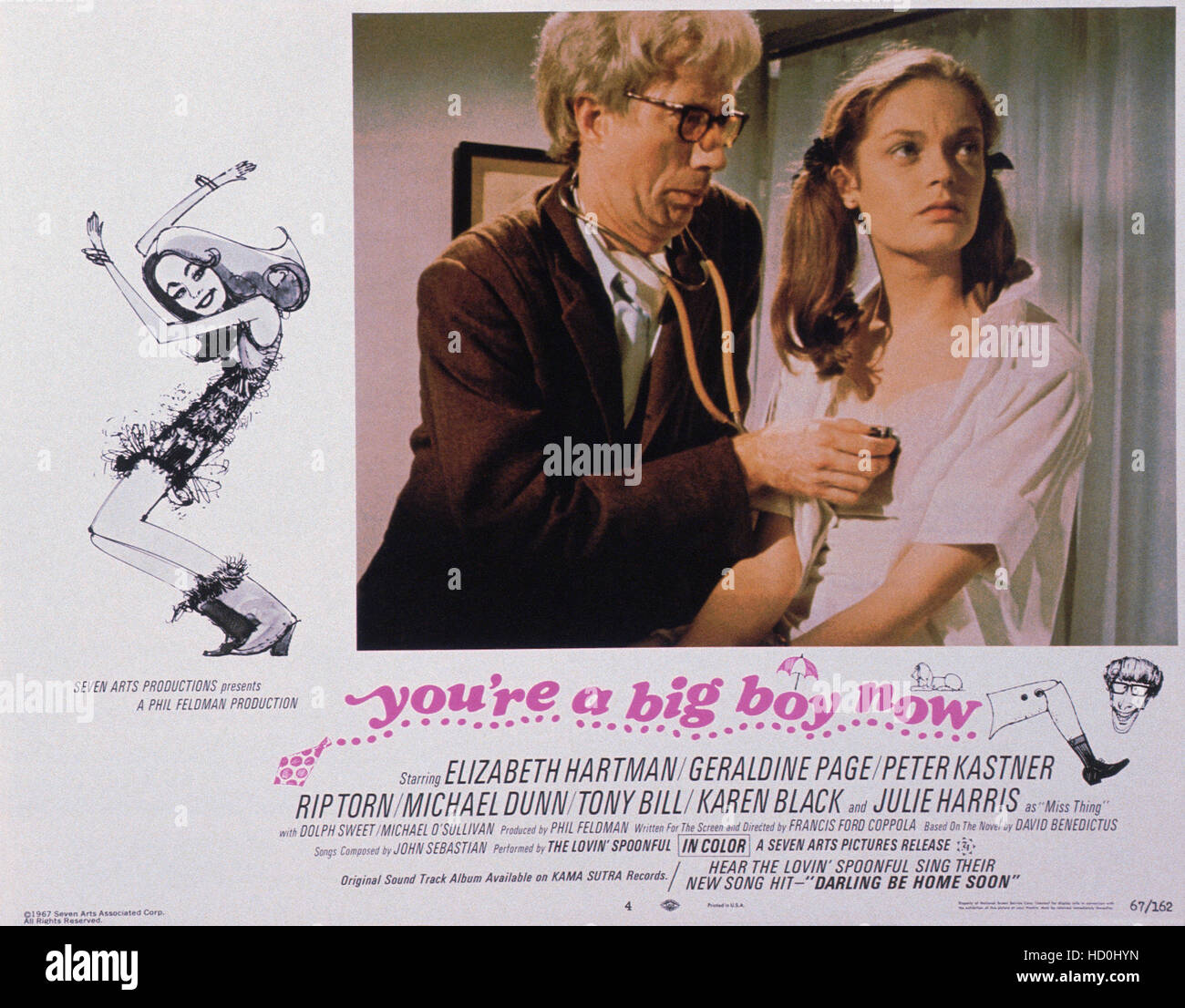 YOU'RE A BIG BOY NOW, US lobbycard, Elizabeth Hartman, (right), 1966 ...