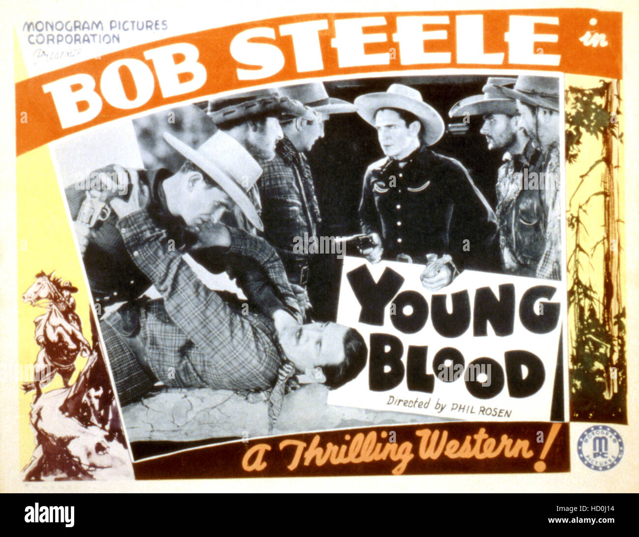 YOUNG BLOOD, Bob Steele, Harry Semels, 1932 Stock Photo - Alamy