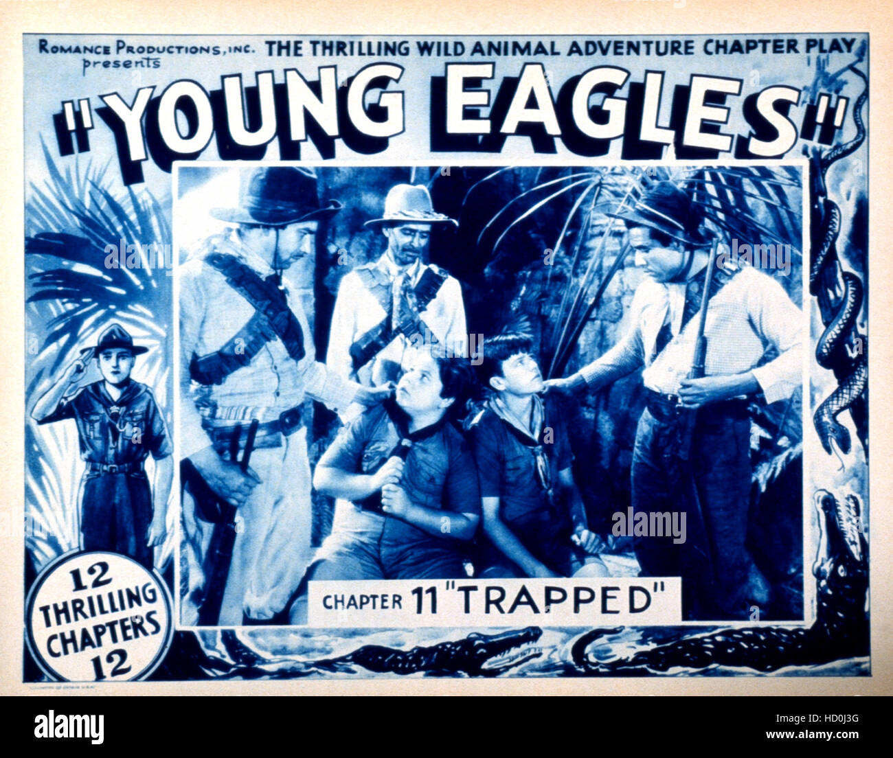 YOUNG EAGLES, from left: Philo McCullough, Merrill McCormick, Bobby Cox ...