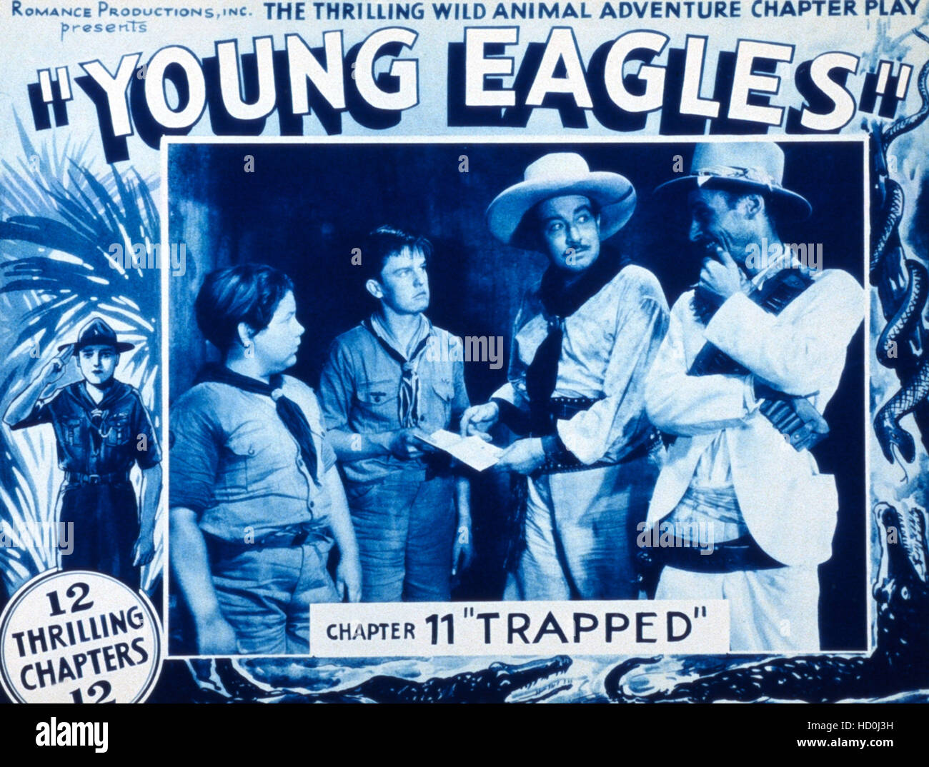 YOUNG EAGLES, first, second and fourth from left: Bobby Cox, Jim Vance ...