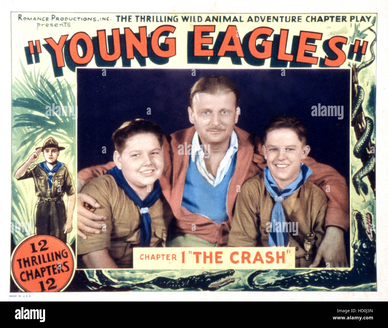YOUNG EAGLES, from left: Bobby Cox, Carter Dixon, Jim Vance, 1934 Stock ...