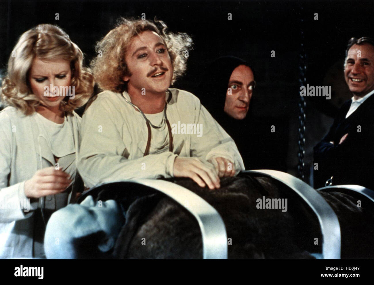 YOUNG FRANKENSTEIN, Teri Garr, Peter Boyle, Gene Wilder, Marty Feldman ...