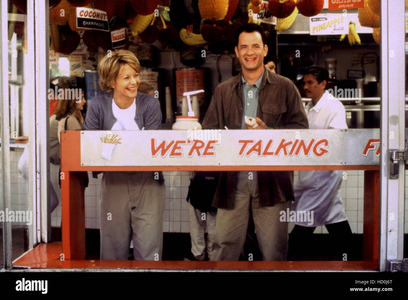 YOU'VE GOT MAIL, Meg Ryan, Tom Hanks, 1998, sign Stock Photo - Alamy