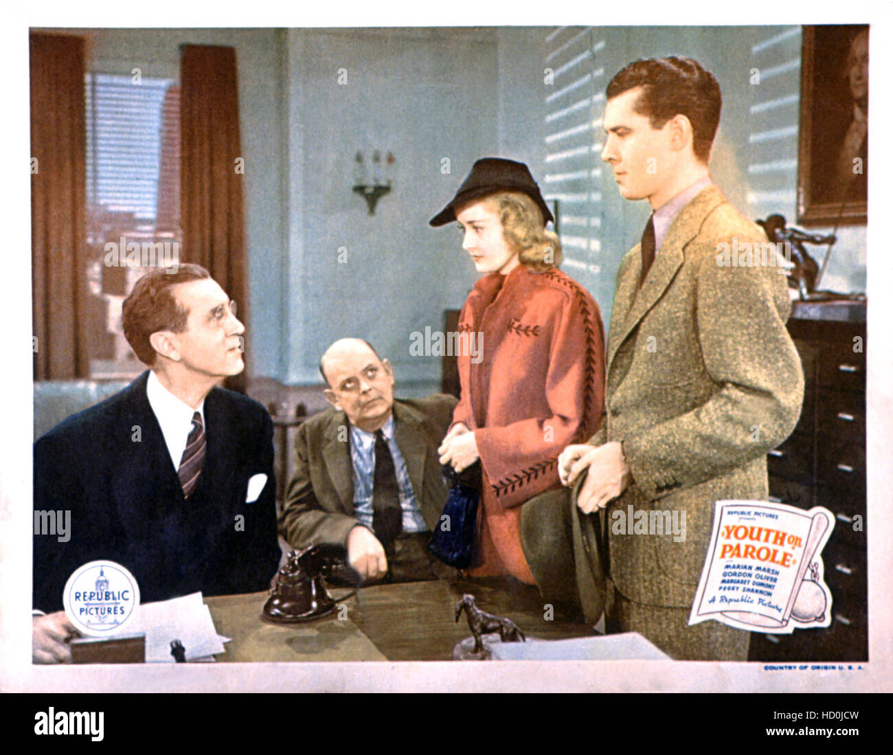 YOUTH ON PAROLE, Paul Stanton, Wade Boteler, Marian Marsh, Gordon ...