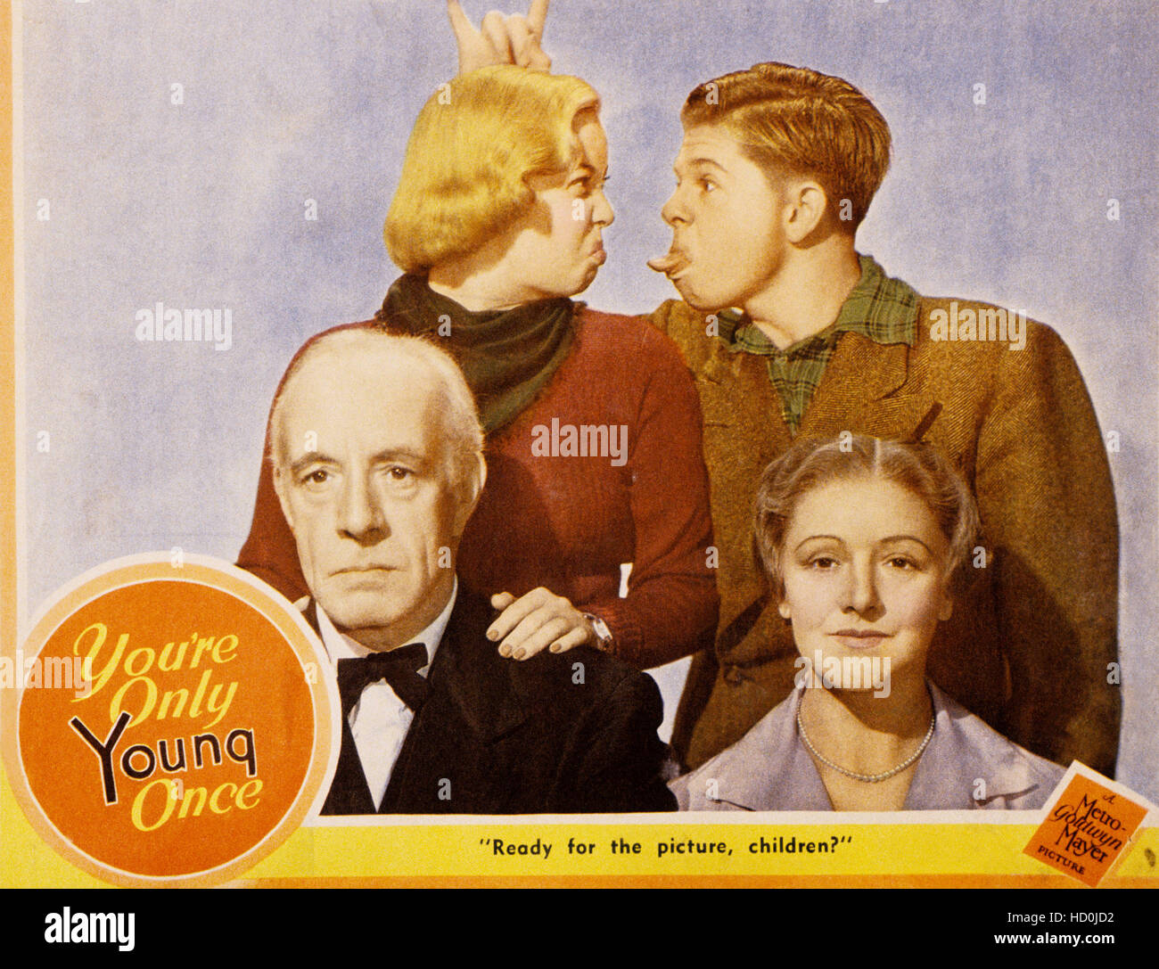 YOU'RE ONLY YOUNG ONCE, clockwise from lower left, Lewis Stone, Cecilia ...